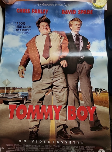 Tommy Boy Video Store Promo Poster ORIGINAL Single Side 27x41 CHRIS ...