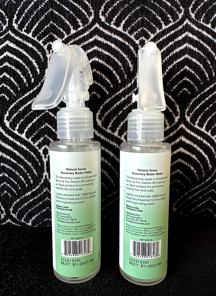 🌺2pk NATURAL SENSE ROSEMARY BIOTIN FULLER VOLUME HAIR GROWTH THICKENING ...