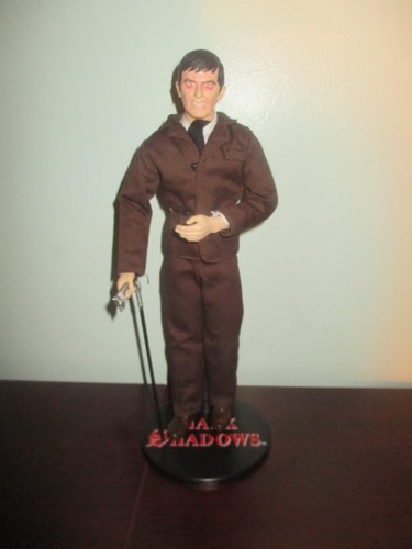Dark Shadows 12" "Barnabas Collins figure on stand w/Cane. Vampire Head ...