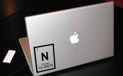 NITROGEN PERIODIC ELEMENT SCIENCE MACBOOK CAR TABLET VINYL DECAL | eBay