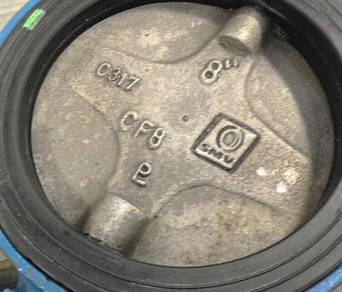 SMV 8" BUTTERFLY VALVE 150LBS, BUNA, AL BRZ | eBay