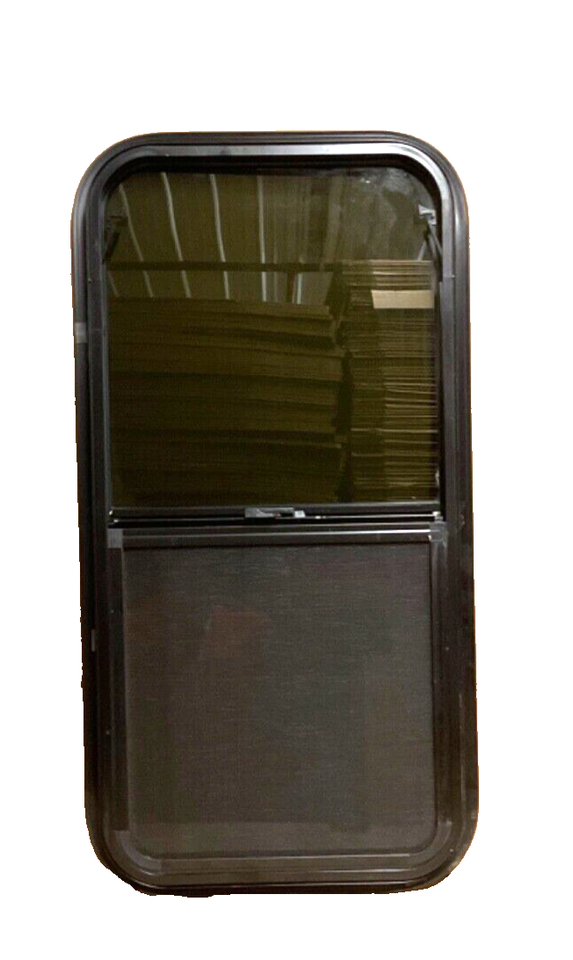 Lippert RV 18" Width x 36" Height Vertical Slider Window W/ Screen W ...
