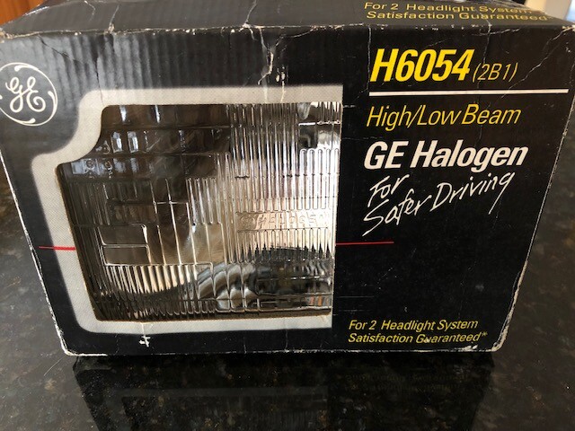 New In Box GE H6054 Halogen Hi/Low Beam Replacement Headlight Bulb Lamp ...