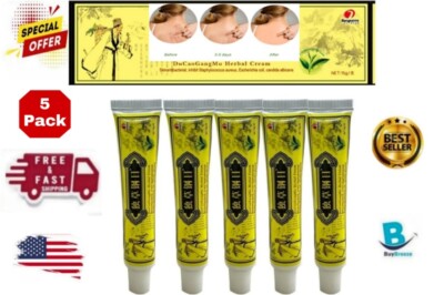 5 Unids Natural Crema Para Dermatitis Eczema Psoriasis Para Comezon ...