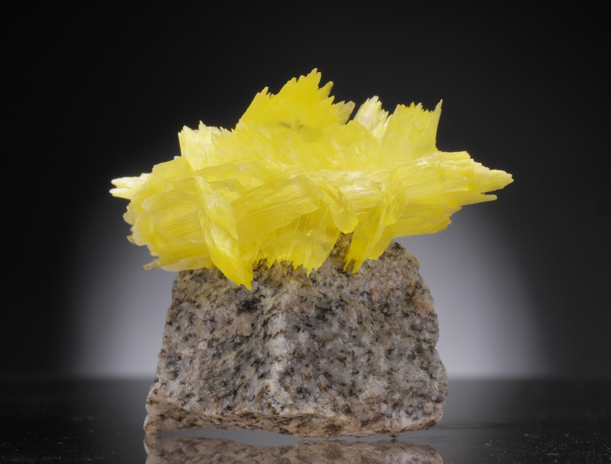 Arcanite crystals on matrix from Poland yellow like wulfenite | eBay