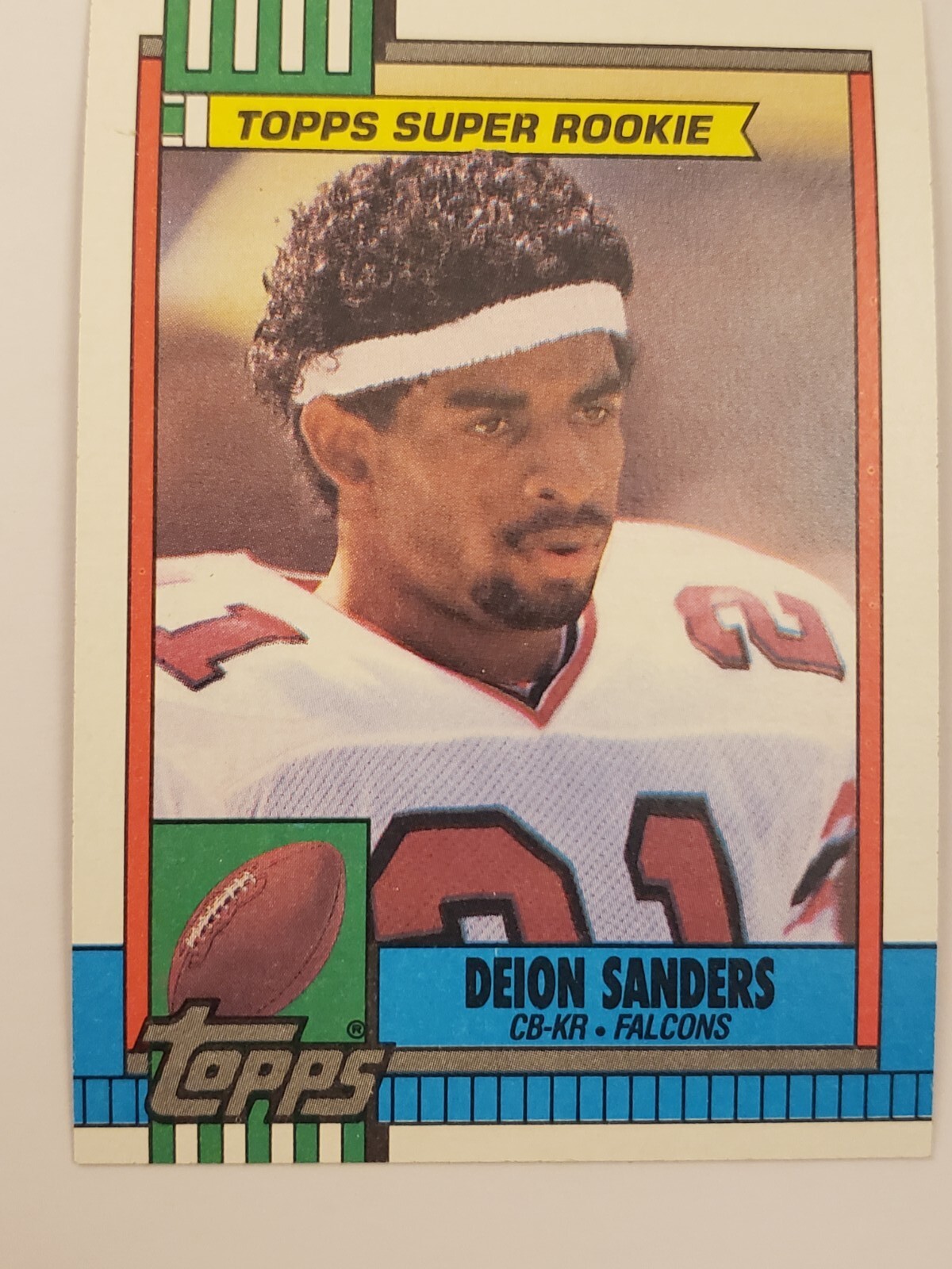 1990 Topps Deion Sanders #469 Super Rookie Football Card | eBay