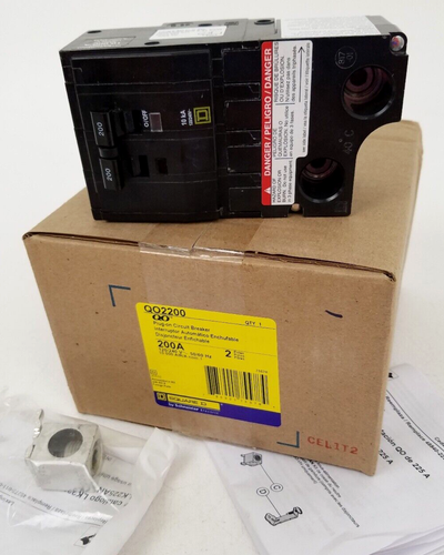 QO2200 Square D 200 Amp Circuit Breaker - Next Day Option - New | eBay