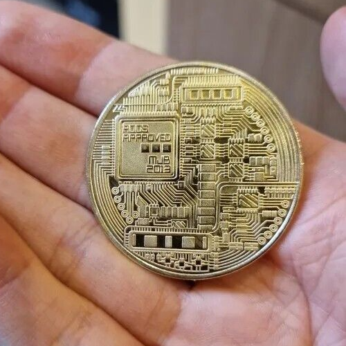 Coin Bitcoin bit BTC Alloy Souvenir Gold Plate with prestigious case | eBay