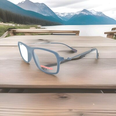 NEW AUTHENTIC PRADA VPS 03F DG0-1O1 BLACK EYEGLASSES FRAME 53-16-140 W ...