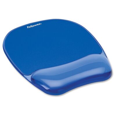 Fellowes Mouse Mat Wrist Support - Crystals Gel Mouse Pad with Non Slip ...