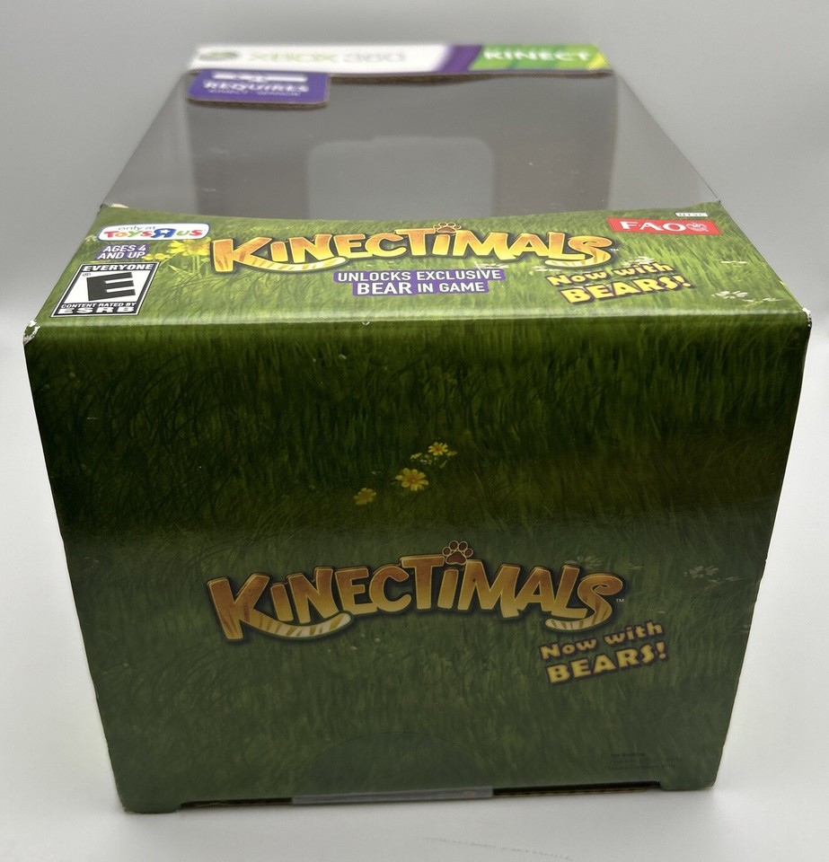 XBOX 360 Kinect Kinectimals Plush FAO Bear & Game Toys R Us EXCLUSIVE ...
