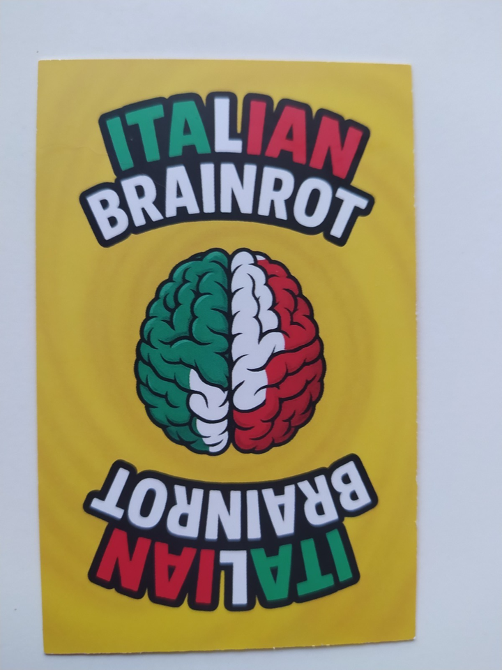 ITALIAN BRAINROT CARD- OFFICIAL CARD COLLECTION MADE IN ITALY -VENDITA ...