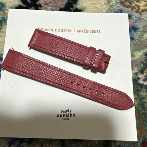 Hermes H Watch Strap Leather Black for H Watch Used No Returns | eBay