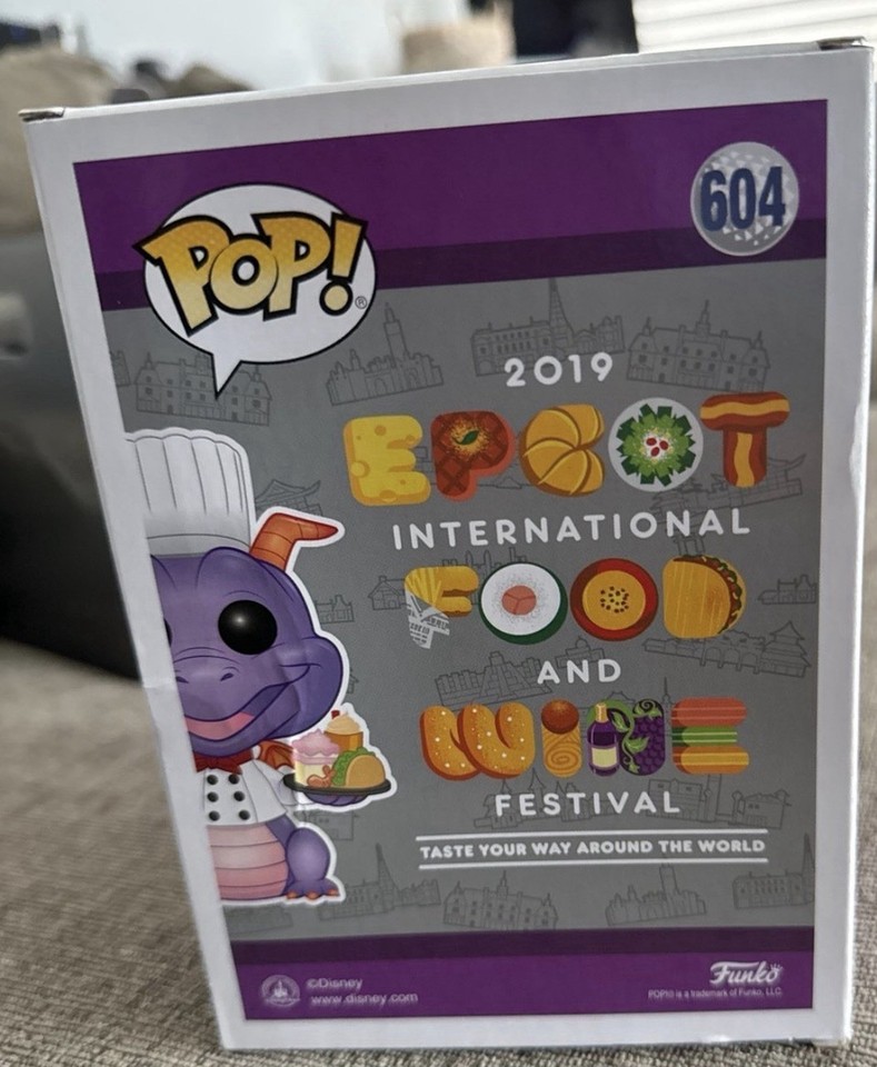 Funko Pop! Chef Figment #604 Disney Parks Exclusive Epcot Food And Wine ...