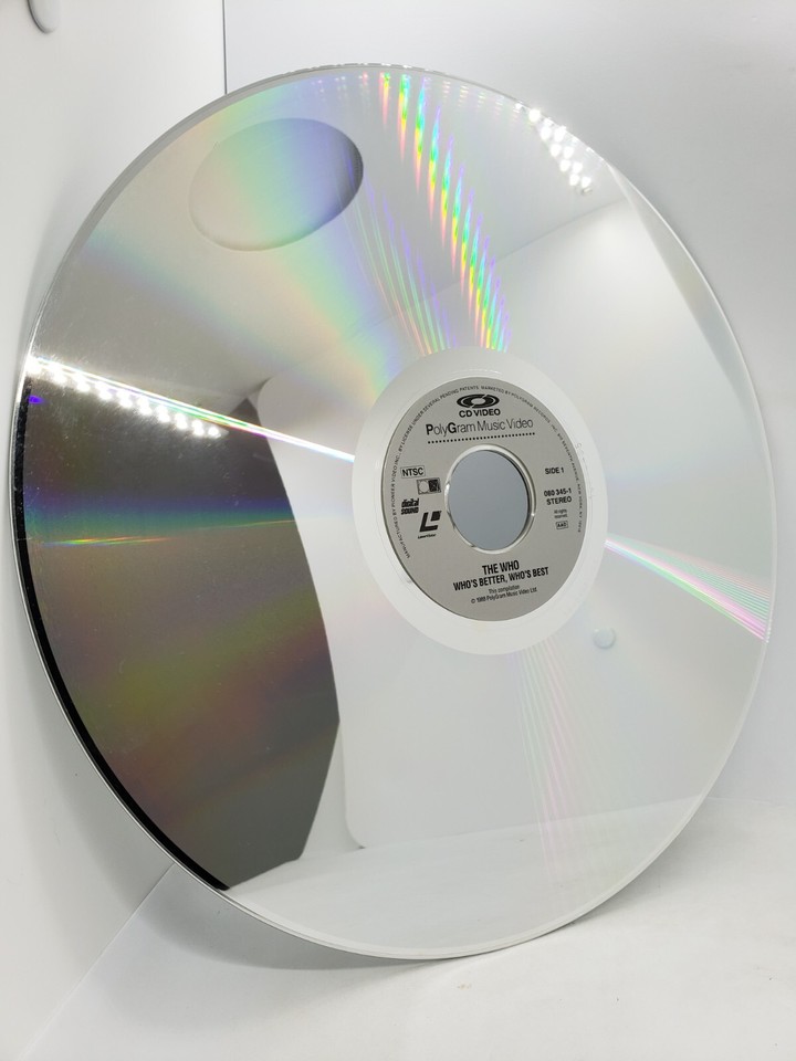 The Who: Who's Better, Who's Best Laserdisc (1988) Good Condition {see ...