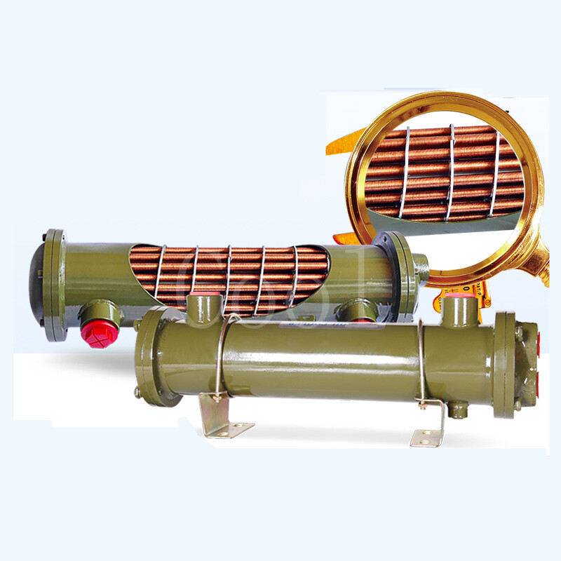DC-303 Hydraulic Oil Water Cooler Tubular Oil Radiator Injection ...