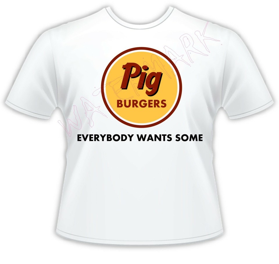 Mens Shirt Better Off Dead: Pig Burgers K-12 Van Halen John Cusack ...