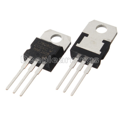 10pcs 7808 L7808 L7808CV LM7808 8V Voltage Regulator TO-220 NEW | eBay
