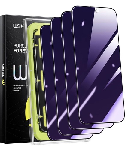 WSKEN for iPhone 15 Pro Screen Protector 4 Pack | eBay