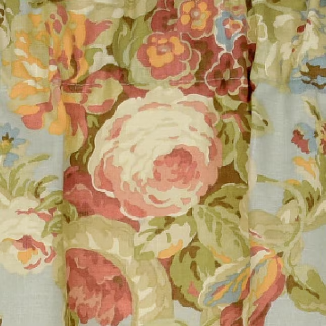 Waverly Spring Bling Vapor Scallop Window Valance 52X18" | Floral ...