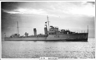 British Royal Navy Battleship HMS Delight SHIPPING NAVAL OLD PHOTO ...