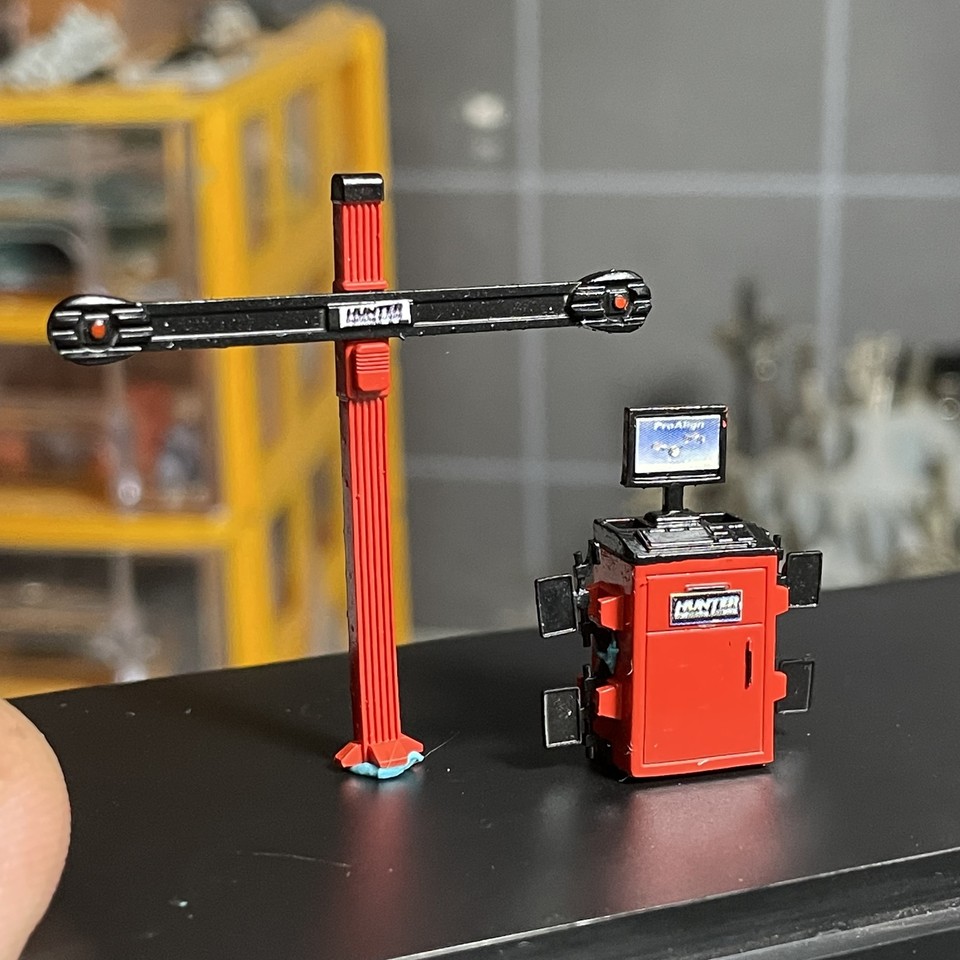 1:64 Diorama Garage Repair Tool Model Workshop Scene Props Model ...