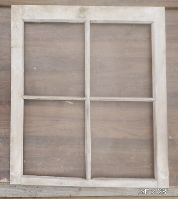 Windows, Sashes & Locks - 4 Pane Wood Window