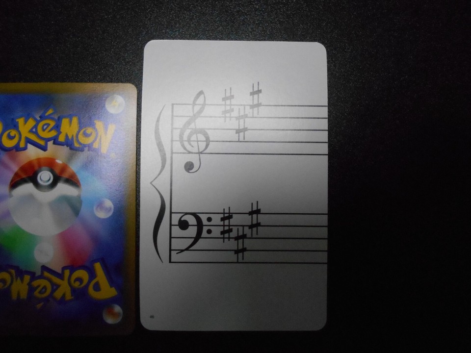 Pokemon Music Musical Note Card Snorlax Munchlax #3728 | eBay