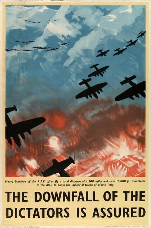 Fridge / Tool Box Magnet - WW2 Poster The Downfall of Dictators | eBay