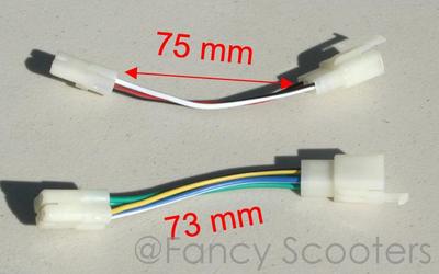 GY6 Enigne 6 Pin CDI Round Plugs & Square Plugs Converter ATVS,GO KART ...