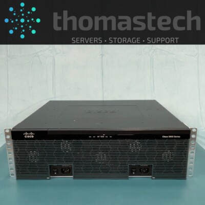 Cisco 3945/K9 3-Port Gigabit Router 3900 series DUAL POWER TESTED | eBay