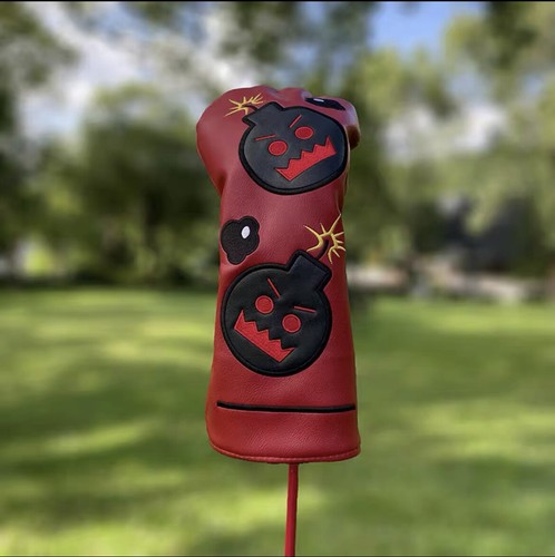 Golf Club Driver Fairway Wood Hybrid Putter Head Cover Bomb Cartoon ...