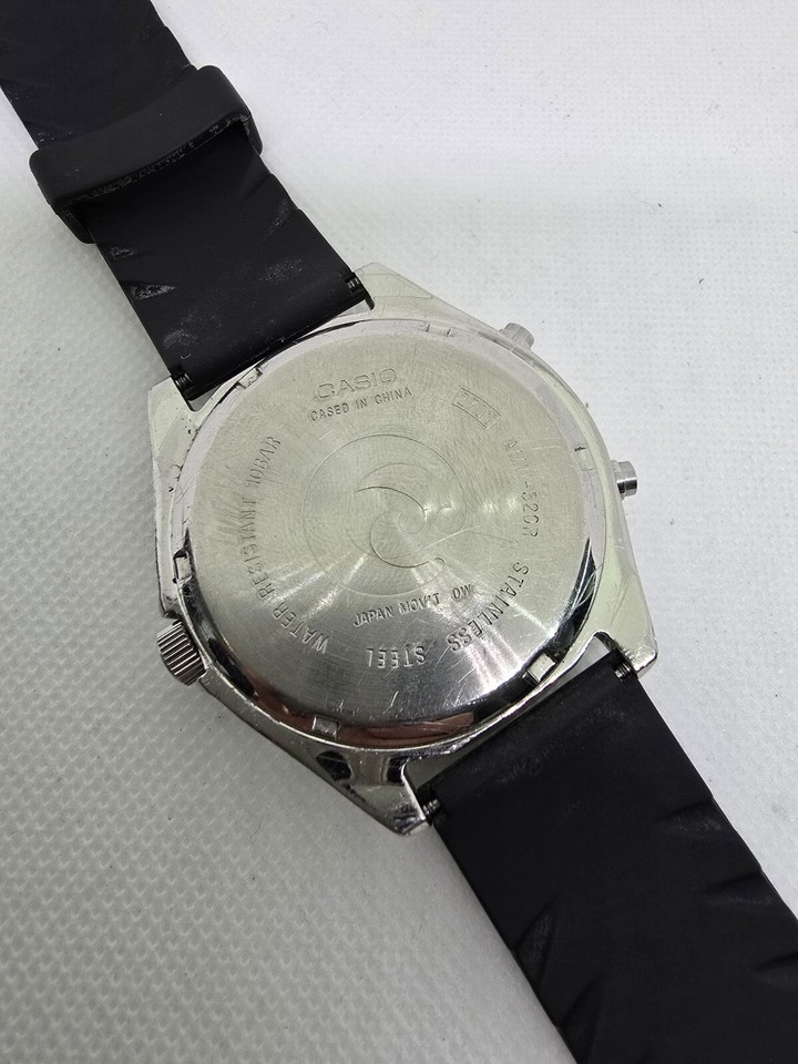 CASIO ARNIE AMW-320R #2701 Vintage Men's Watch Gold Dial Runs 46mm | eBay