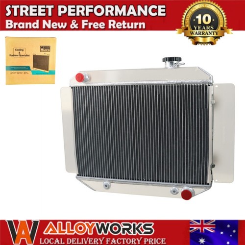 3Row Alum Radiator For Holden H Series HR HK HT HG 6CYL Petrol 66-71 AT ...