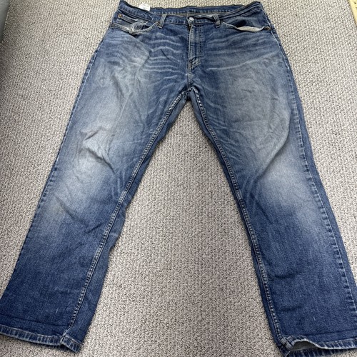 Levi’s Men's Jeans W38 L30 Blue Straight Leg Comfort Relaxed Distressed ...