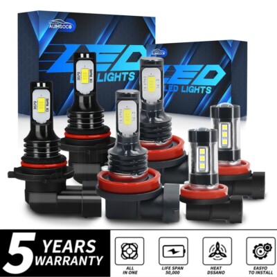 For Honda HR-V HRV 2019-2021 2022 6000K LED Headlight High Low Fog ...