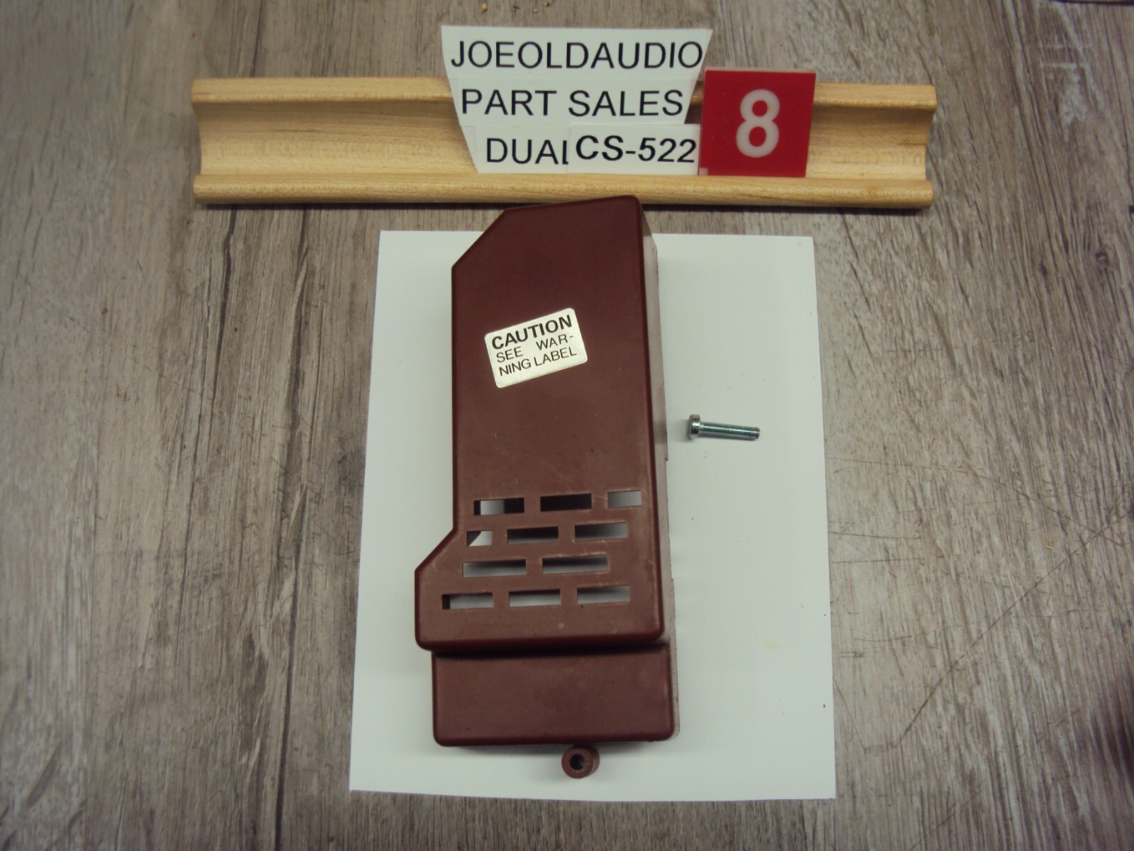 Dual CS 522 Turntable Wiring Box Cover. Tested Parting Out Entire CS ...