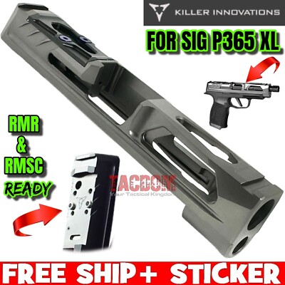 Killer Innovations Velocity V1 Cut Slide for SIG P365 XL GRAY 9mm DUAL ...