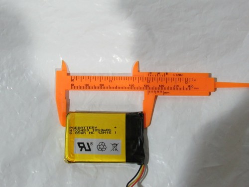 PSE BATTERY H103450 3.7v 1850mAh Li-Polymer Rechargeable Battery size ...