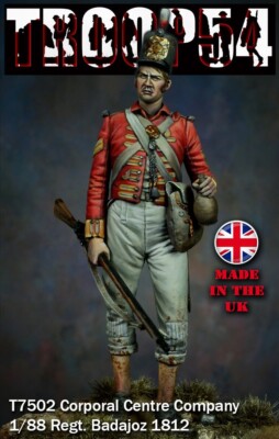 Troop54 Napoleonic Connaught Rangers 88th Foot Spain 1812 Unpainted kit ...