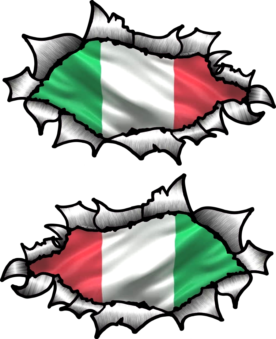 Ripped Flag Drawing