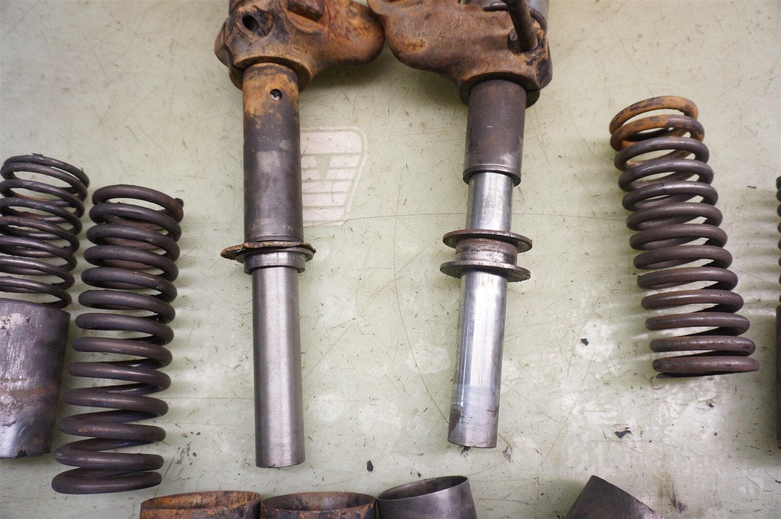 1952 BSA A10 A10R A7 Golden Flash Plunger Pre-Unit *2760 Rear Shocks | eBay