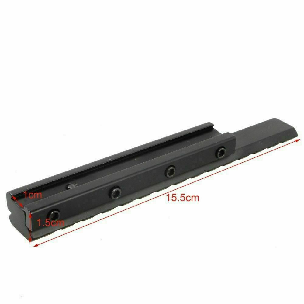 Dovetail Extend Scope Mount Picatinny Rail Adapter 11mm to 20mm ...