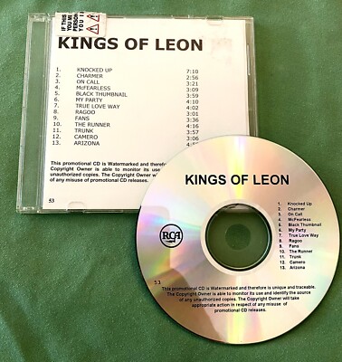 Kings Of Leon ** CD PROMO NUMÉROTÉ ** Parce Que Des Temps | eBay