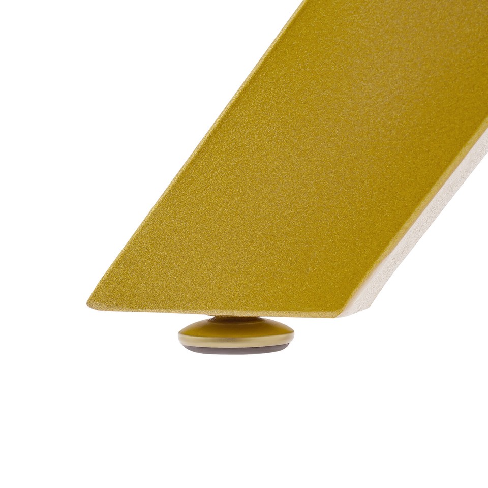 Gold Table Leg Table Base Metal Coffee Table Leg w/4 Suction Cups Floor ...