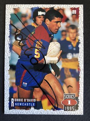 🏉 SIGNED Robbie O Davis Newcastle Knights National Rugby League Nrl | eBay