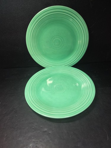 Fiesta Light Green Dinner Plates, Set of 2, Original Fiestaware ...