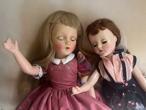 Lot Of 2 Vintage 1950’s Composition Hard Plastic Dolls Walking | eBay