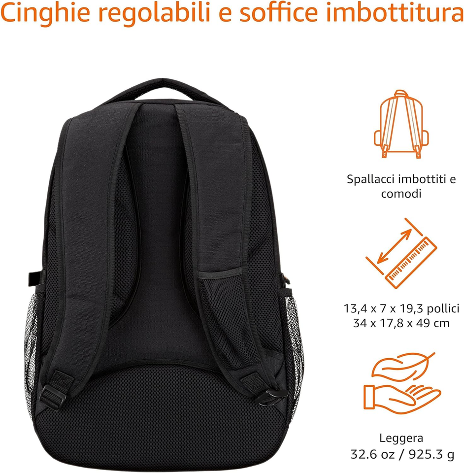 Zaino per Laptop Con Spallacci Imbottiti E Scomparti per Tenere in ...
