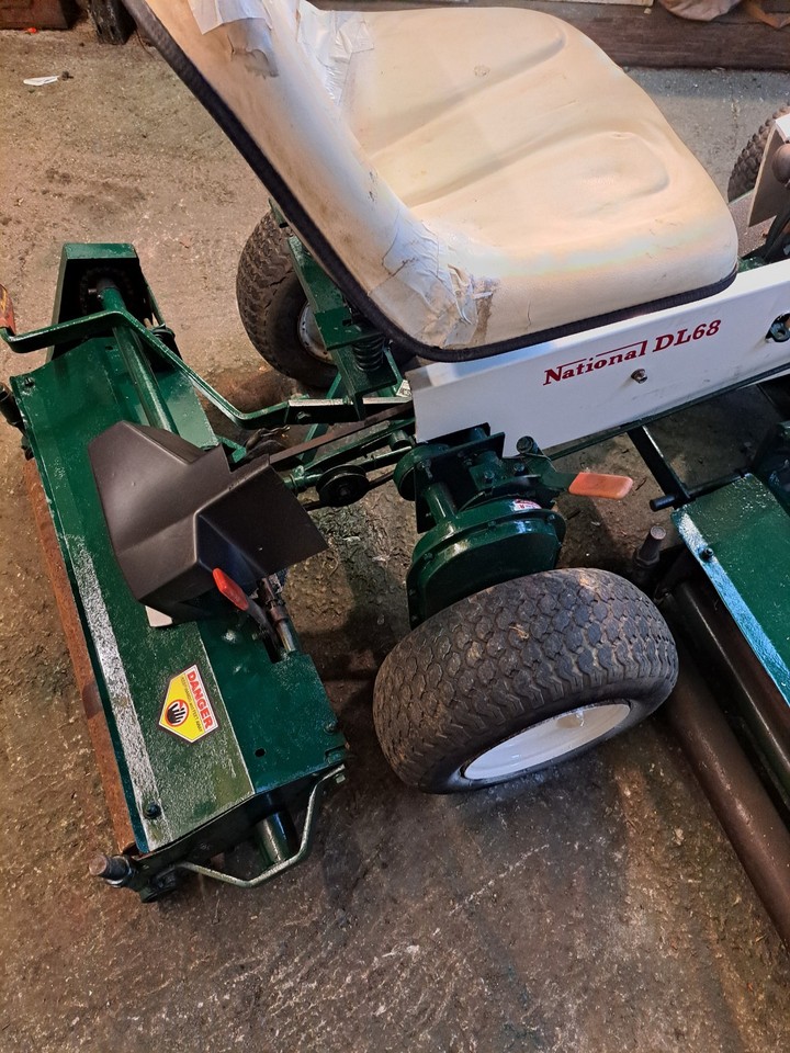 Allen National 68" Ride On Triple Gang Mower GWO grass cutter ransomes ...